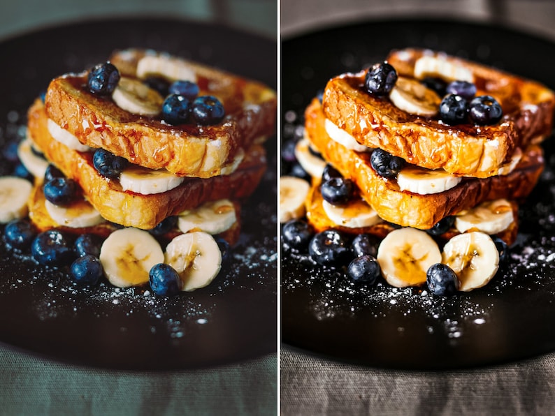 10 FOOD BLOGGER Lightroom Mobile & Desktop Presets, Food Filter ...