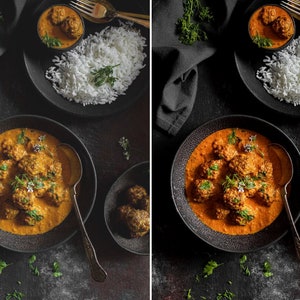 10 FOOD BLOGGER Lightroom Mobile & Desktop Presets, Food Filter ...