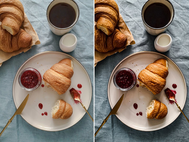 10 FOOD BLOGGER Lightroom Mobile & Desktop Presets, Food Filter ...