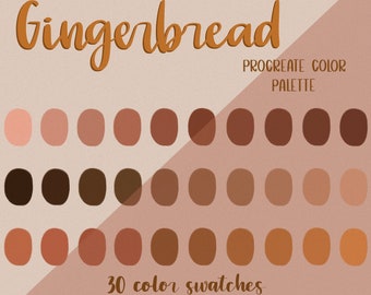 Gingerbread Palette | Etsy