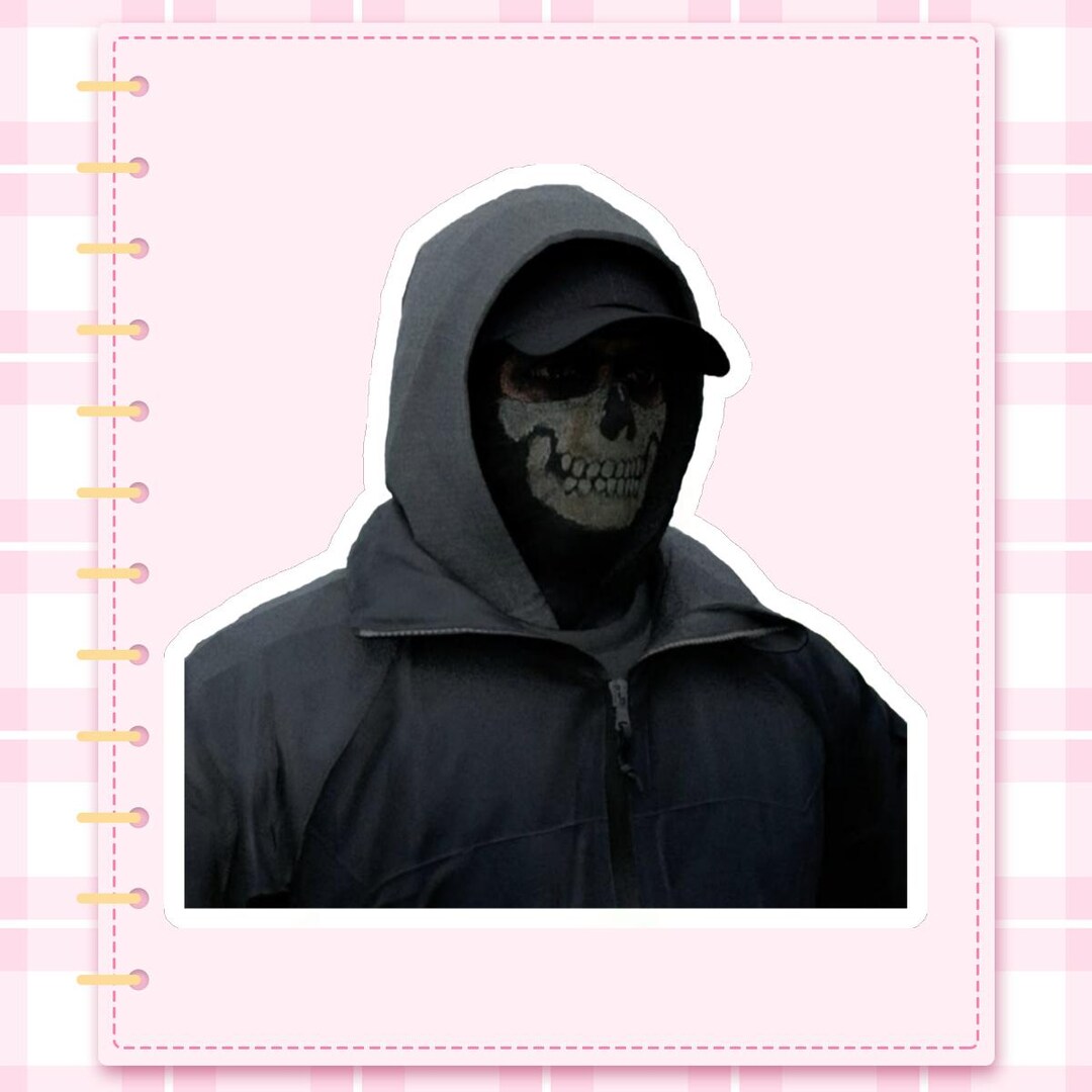 Simon 'ghost' Riley Cod, MW2 Sticker | Gothic Background Option - Etsy