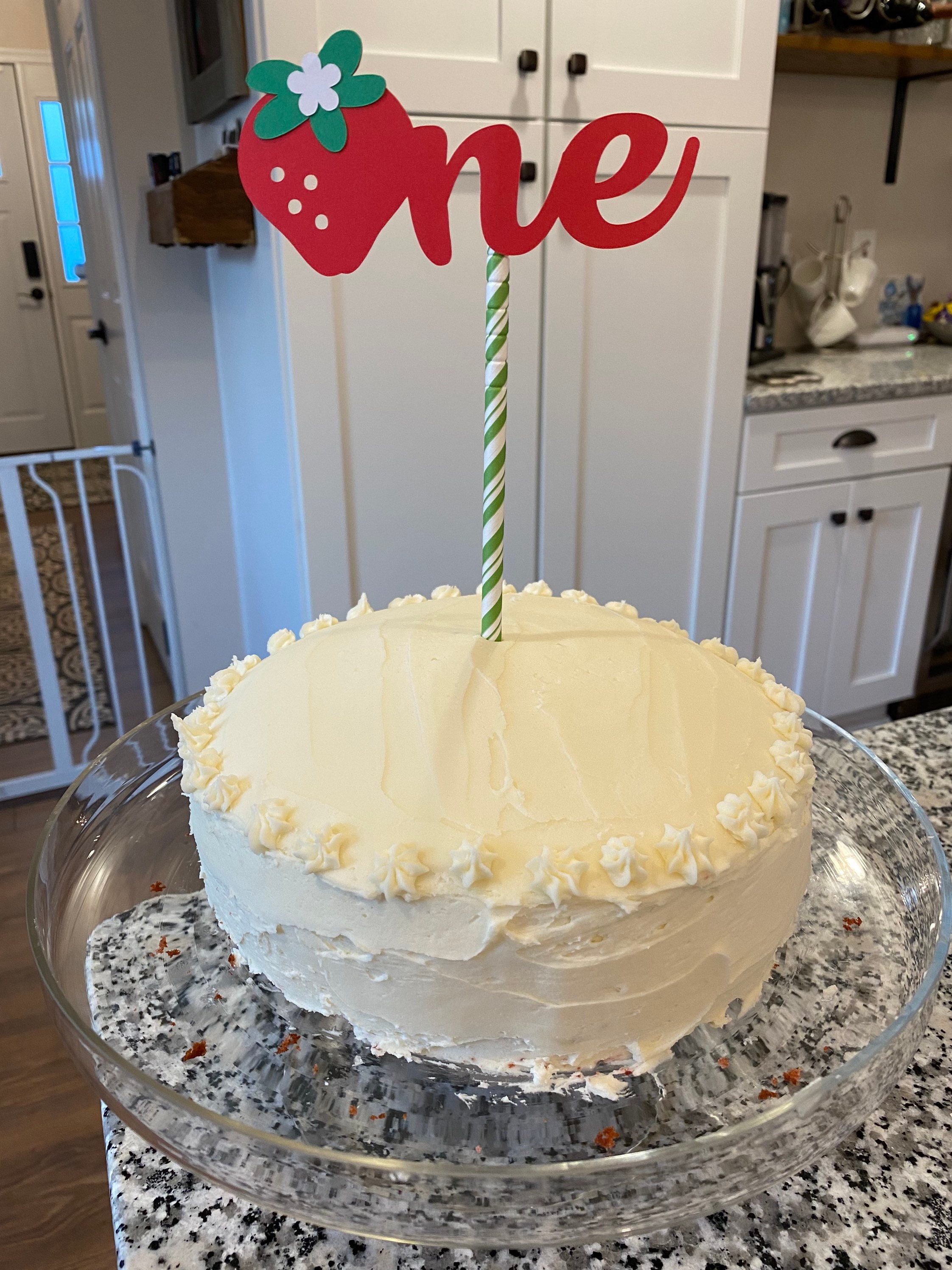 Berry First Birthday Cake Topper - Etsy