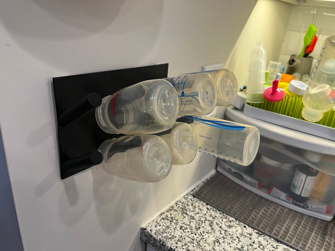 Wall-mounted Baby Bottle Rack - Etsy