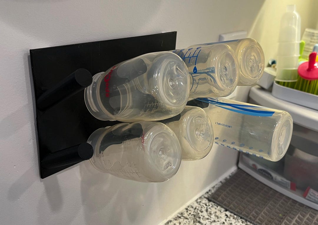 Wall-mounted Baby Bottle Rack - Etsy