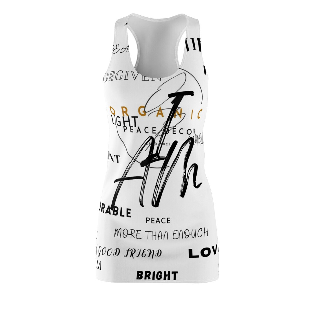 Women's Cut & Sew Racerback Tank, Her Daily Affirmations Design by ...