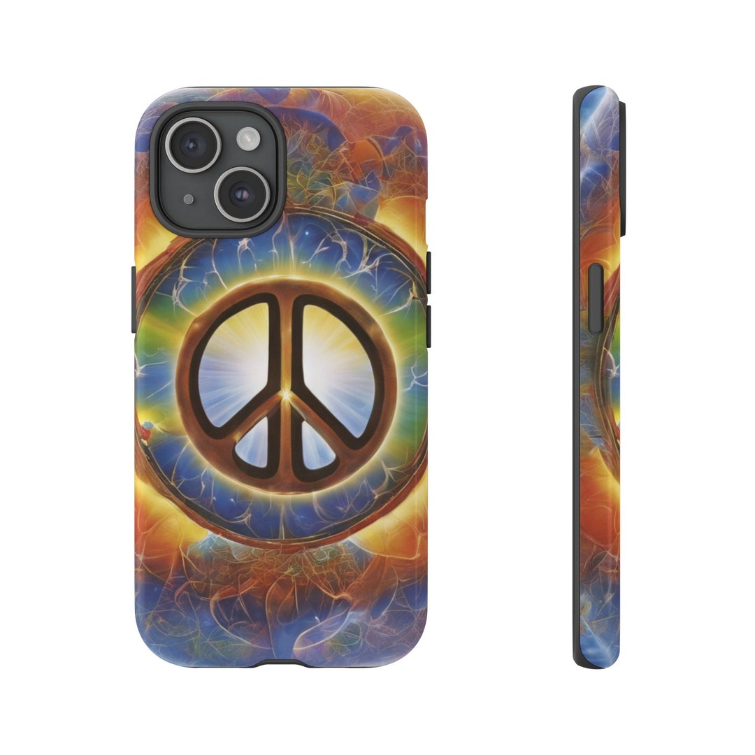 Tough Cases Peace Design. Colorful, Stylish Phone Case, Trendy Designer ...