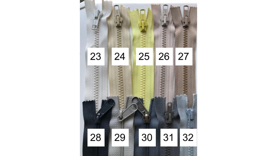 Quality Zippers for All Different Purposes, Non-separating YKK Made in ...