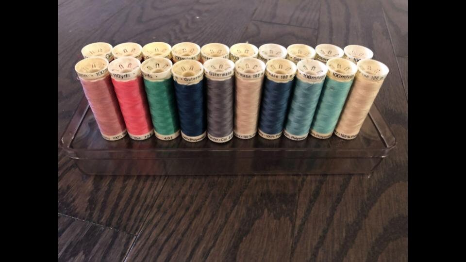 Box of 26 or 12 100m Guterman Thread 100% Polyester - Etsy Canada