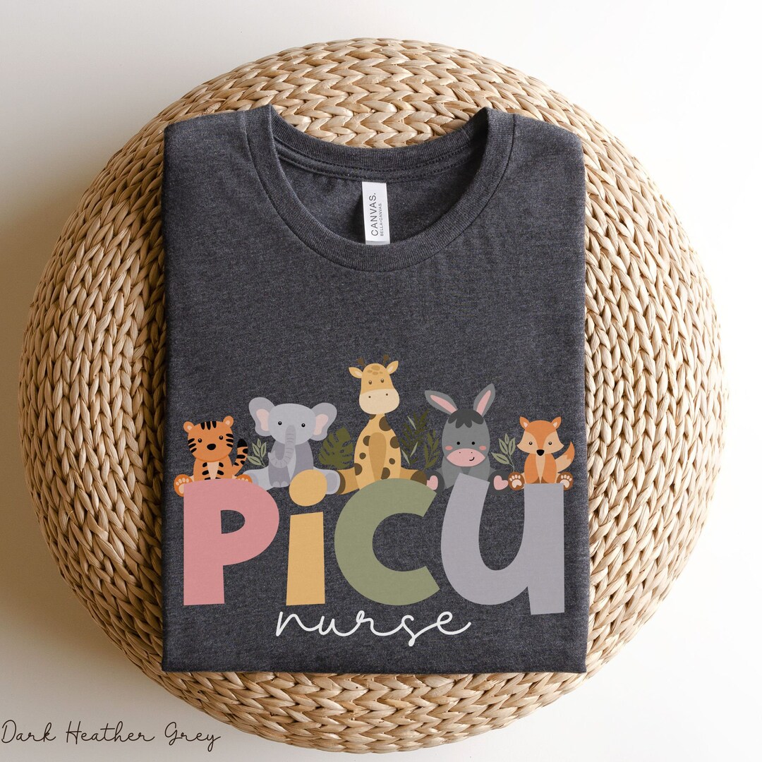 Pediatric ICU Nurse Shirt, Picu Nurse Shirt, PCICU Shirt, Pediatric ...