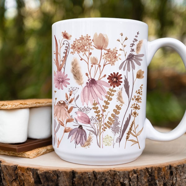 Botanical Mug - Etsy
