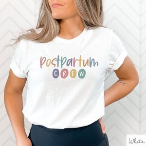 Postpartum Nurse Crew Shirt, Postpartum Crew Shirt, Postpartum Nurse ...