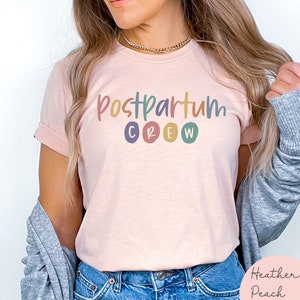 Postpartum Nurse Crew Shirt, Postpartum Crew Shirt, Postpartum Nurse ...