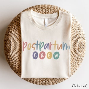 Postpartum Nurse Crew Shirt, Postpartum Crew Shirt, Postpartum Nurse ...