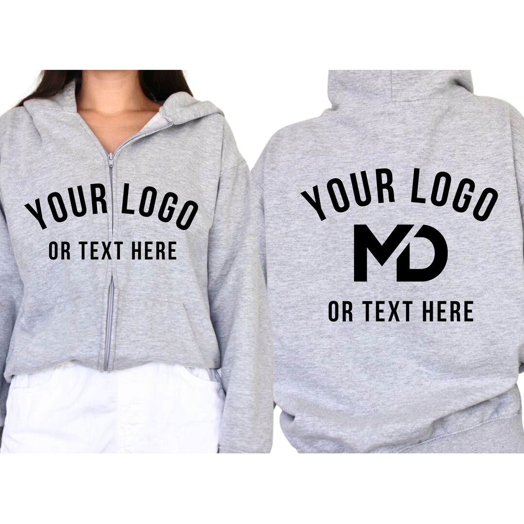 Custom Work Hoodie, Personalized Work Hoodie, Custom Team Zip Up ...