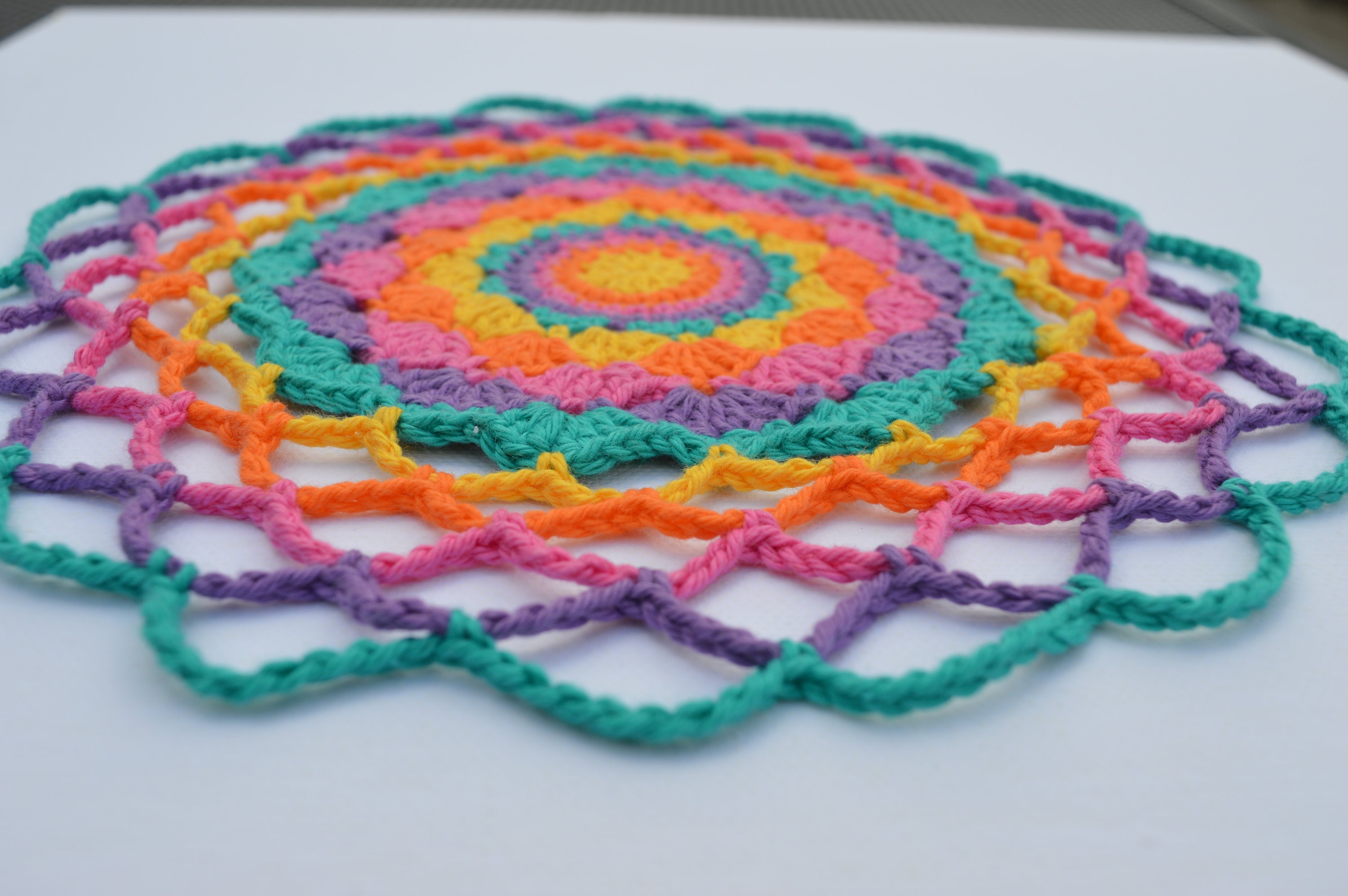 Big Bang - Crochet Pattern Mandala PDF - English Detailed Instructions ...
