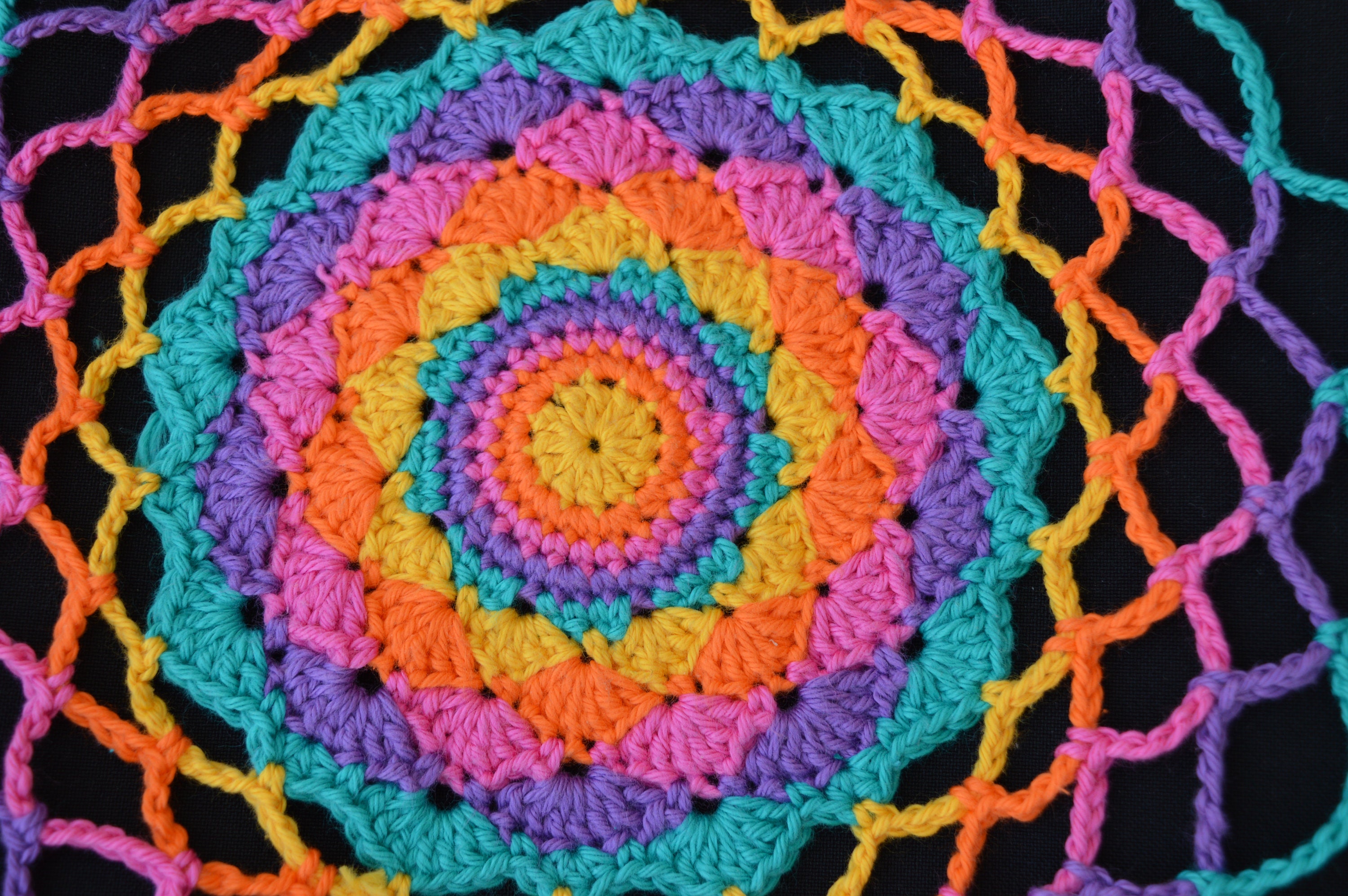 Big Bang - Crochet Pattern Mandala PDF - English Detailed Instructions ...