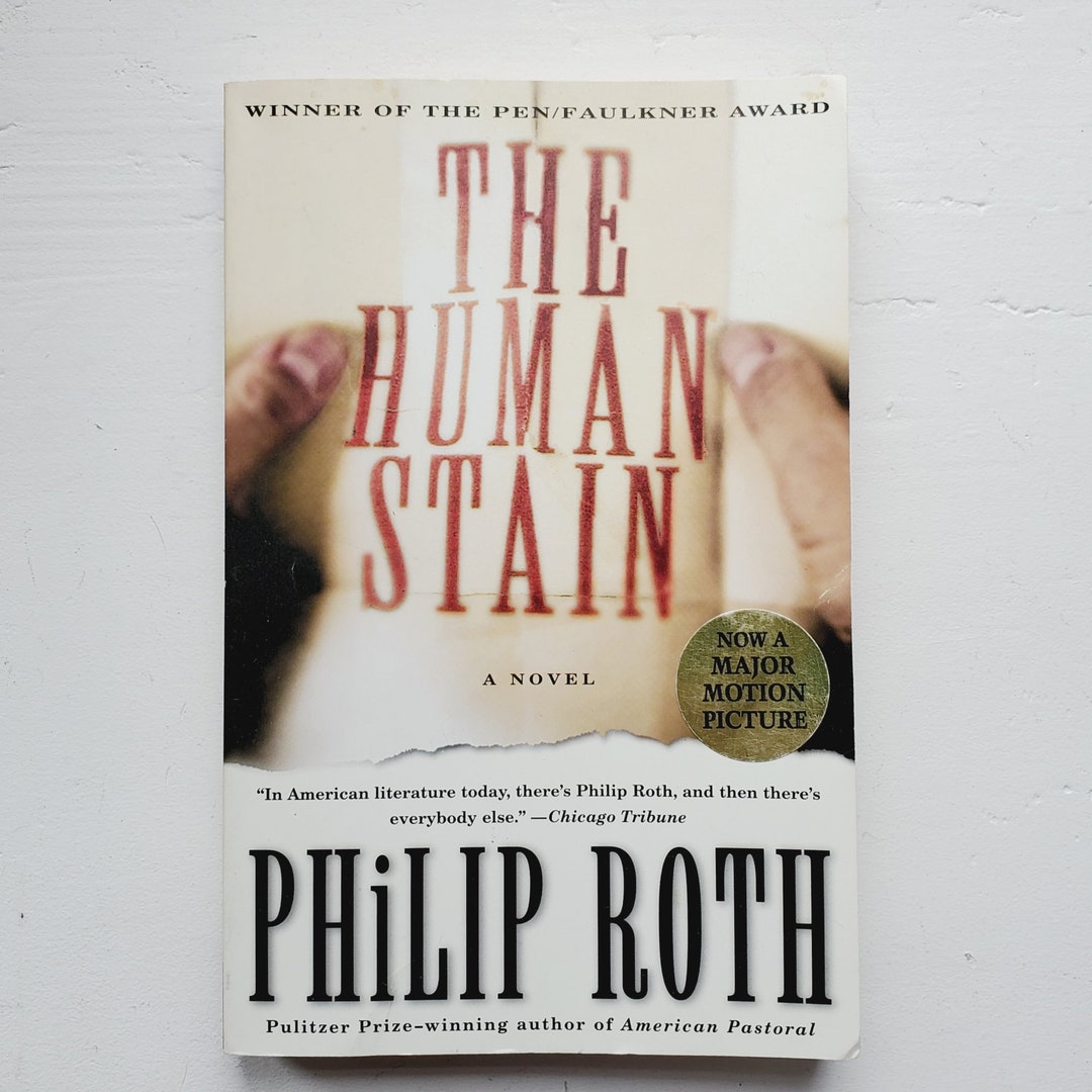 The HUMAN Stain by Philip Roth 2001, Fiction Novel (softcover) Used - Etsy