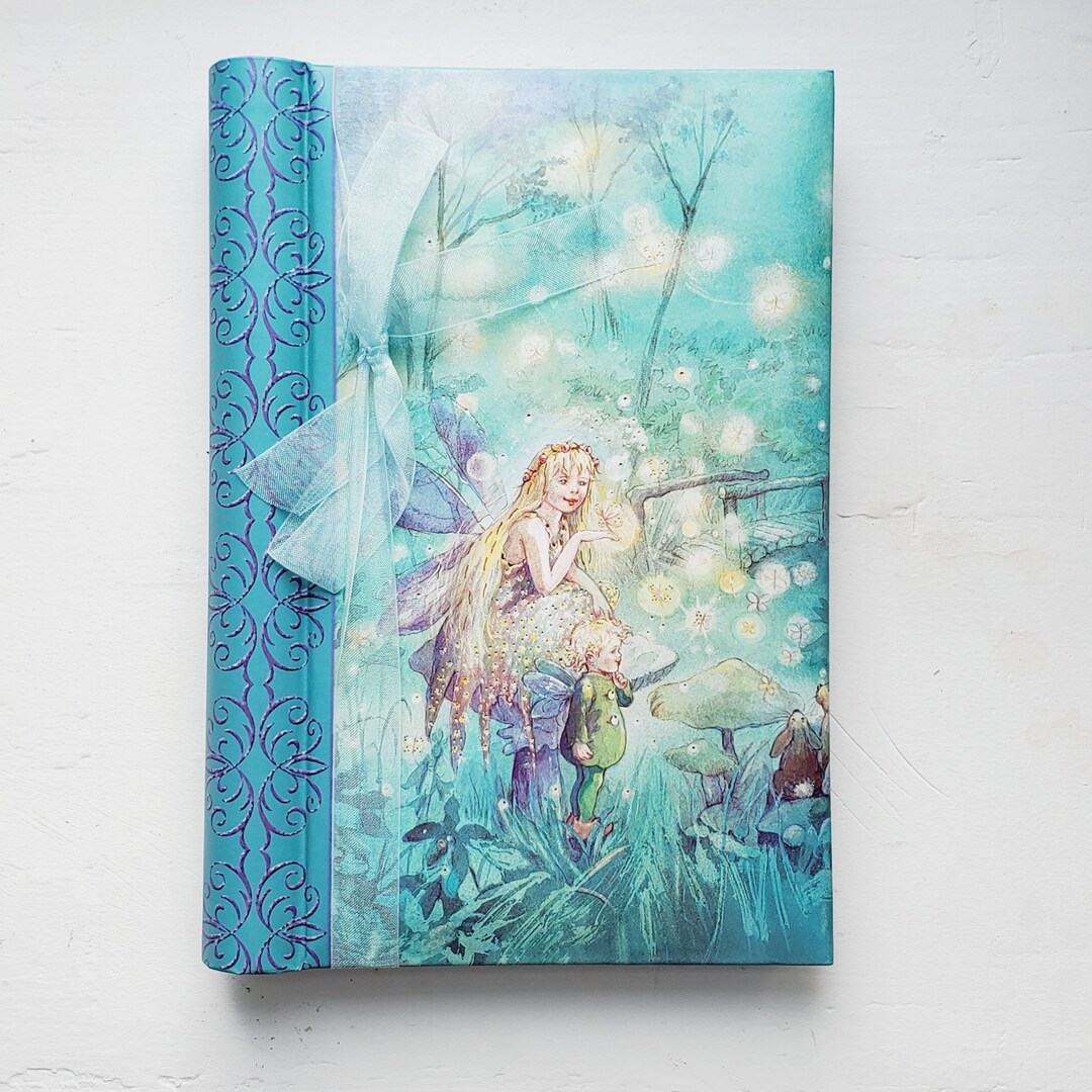 Blue FAIRY Notebook Journal Fairy Collectible School Book - Etsy