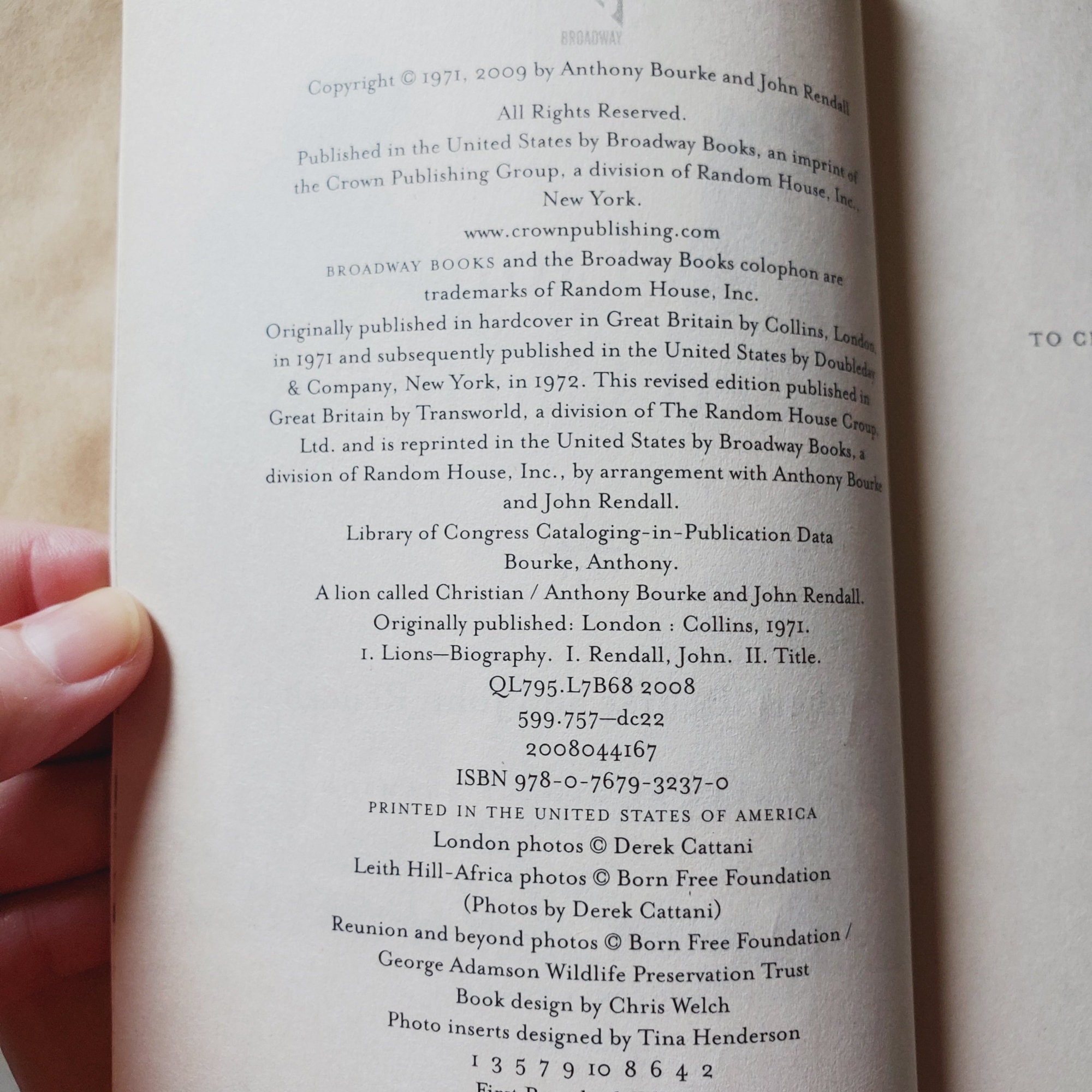 A LION Called Christian by Anthony Bourke and John Rendall - Etsy