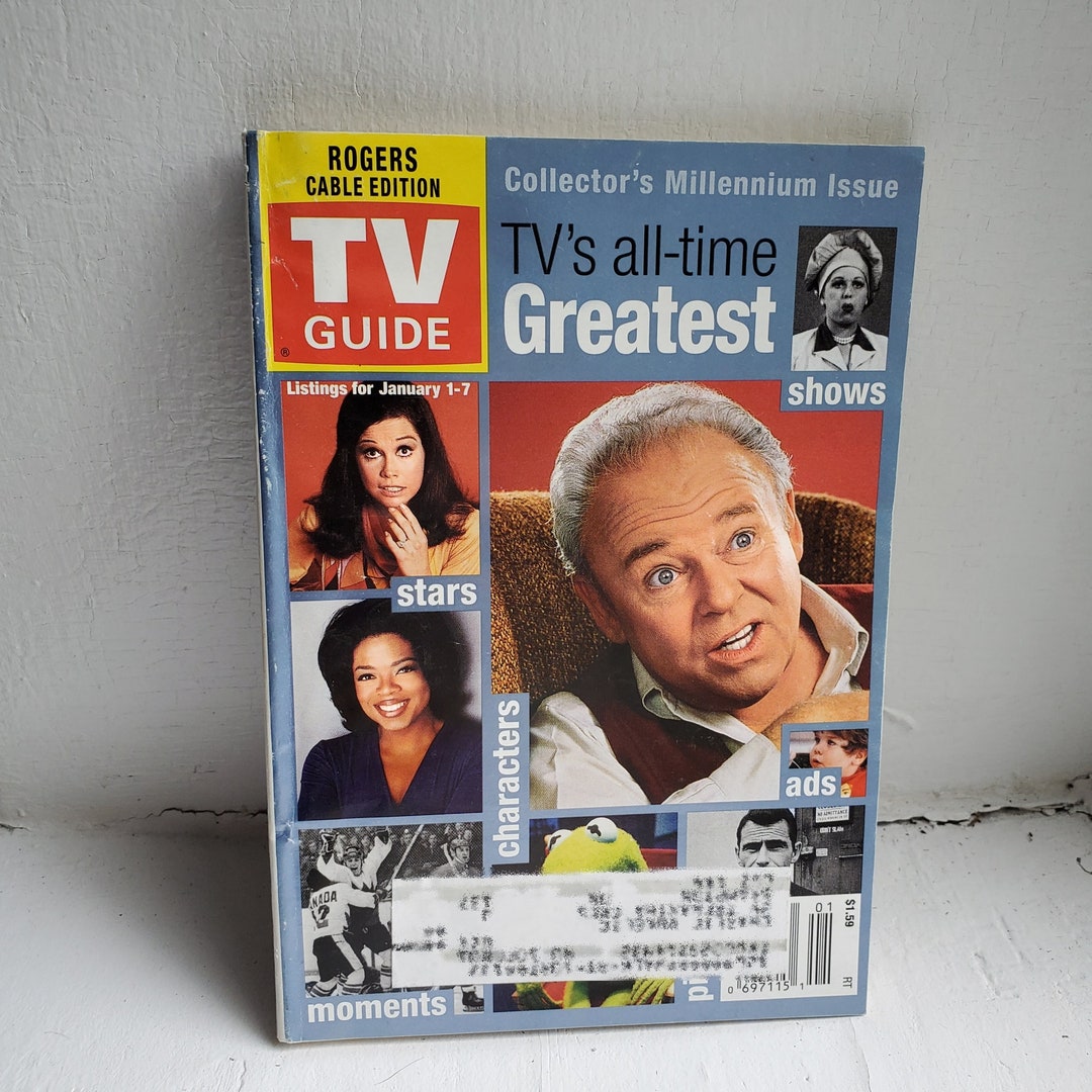 TV Guide Highlight Tv's All Time Greatest Shows Canadian Edition Jan 1 ...