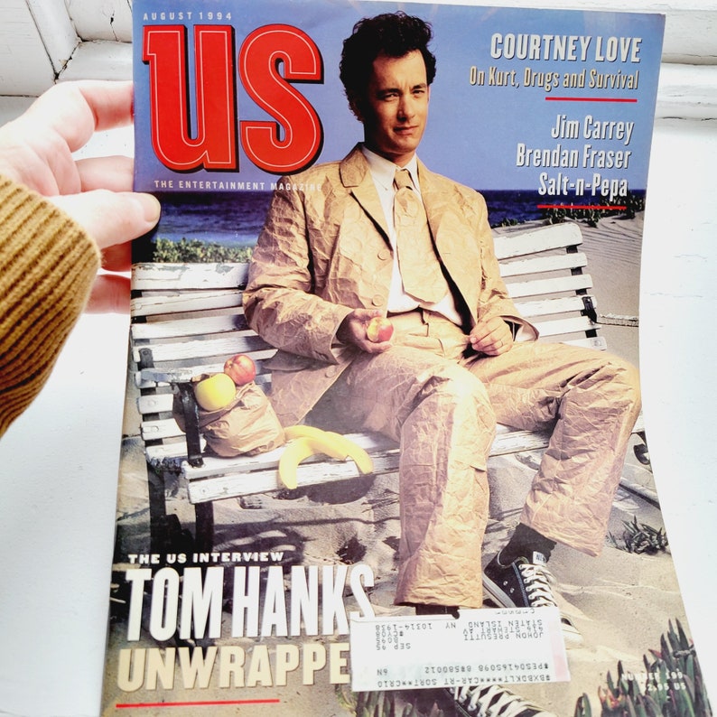 Vintage US Magazine: Tom Hanks , Aug. 1994, Forrest Gump, Courtney Love ...