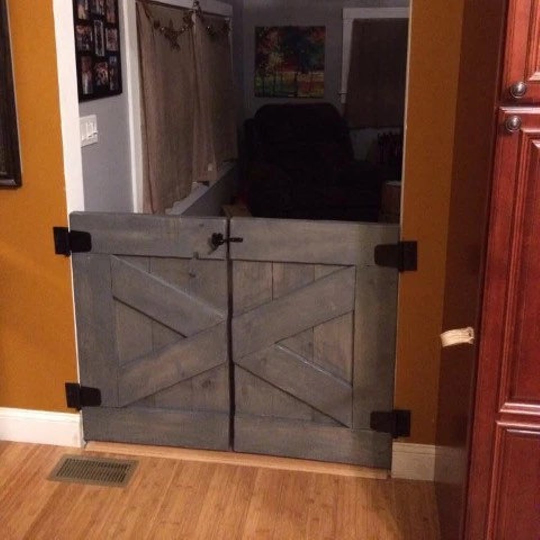 Indoor/outdoor Double Baby or Dog Gate - Etsy