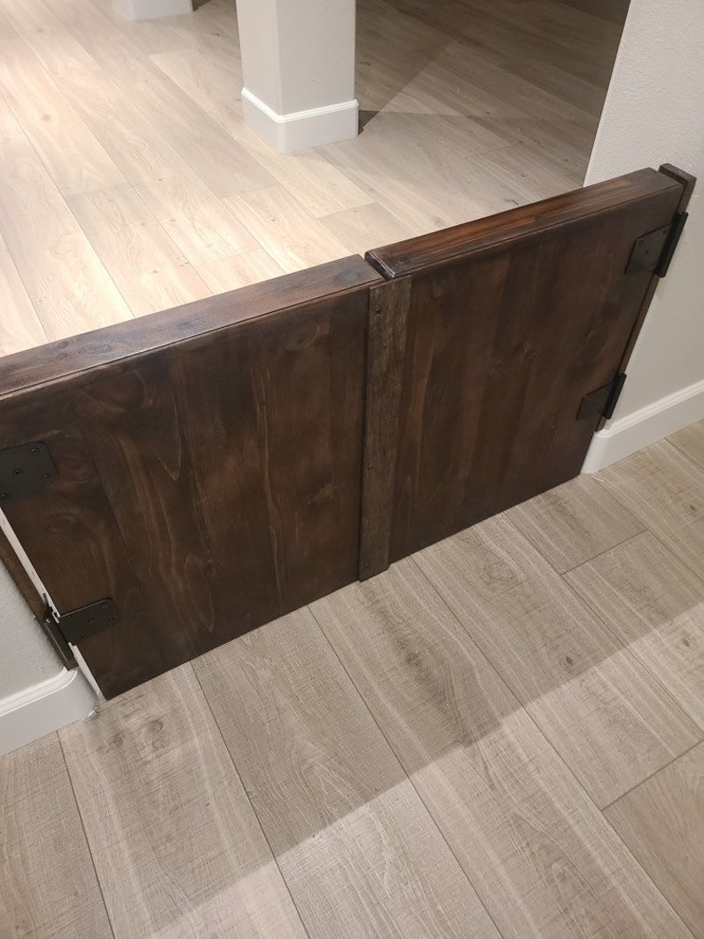 Indoor/outdoor Double Baby or Dog Gate - Etsy