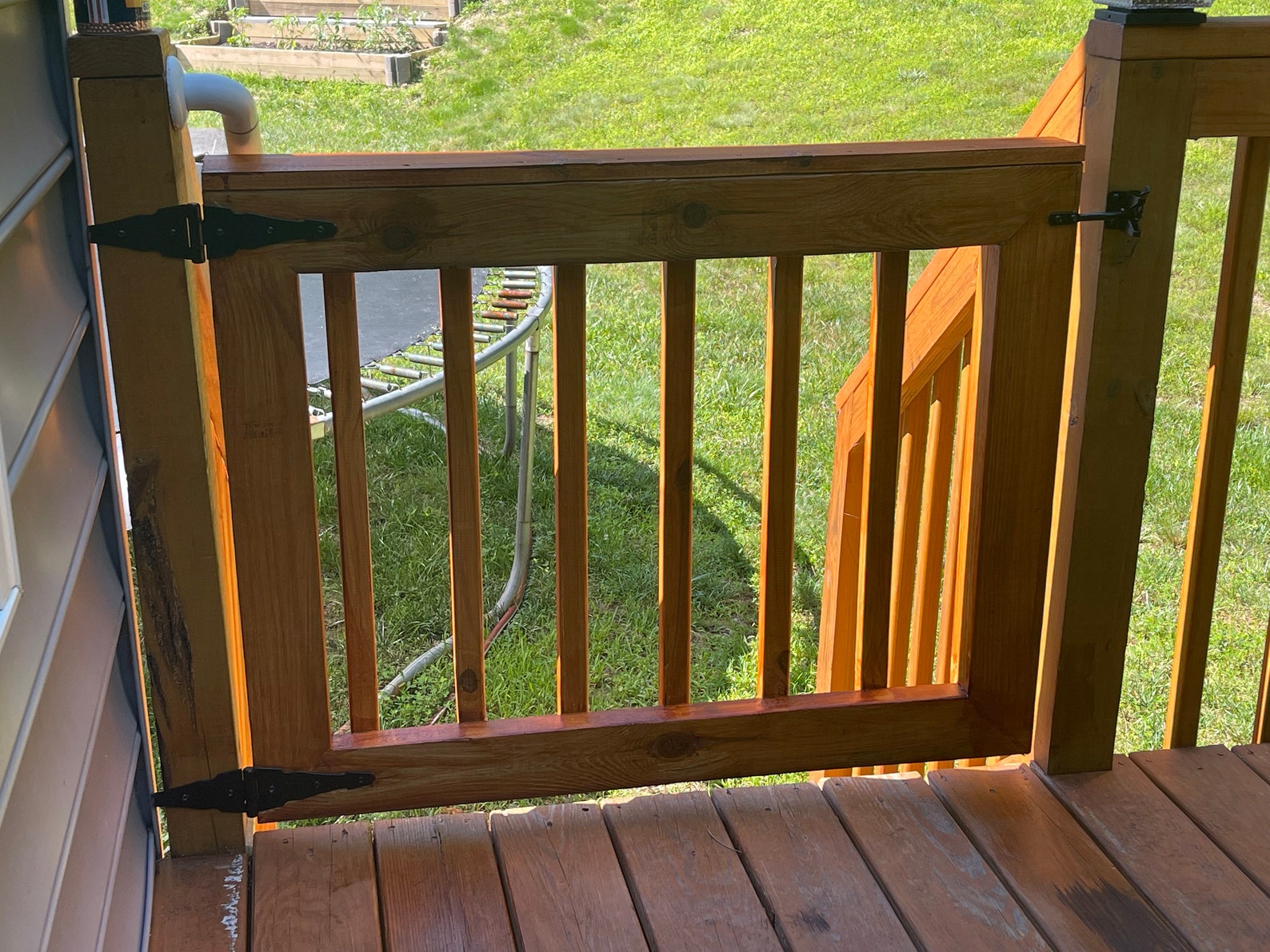 Baby Gate and Dog Gate for Wood Deck Vinyl Deck Patio | Etsy