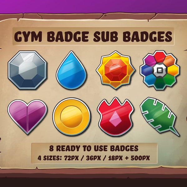Gym Badges - Etsy