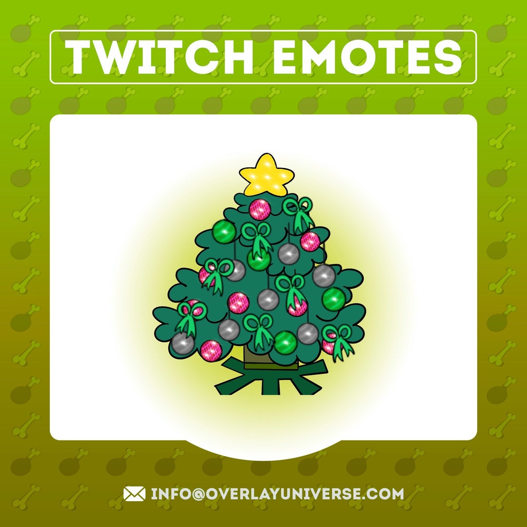 Christmas Tree Twitch Emote - Etsy