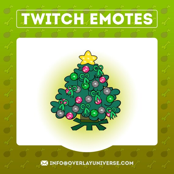 Christmas Tree Twitch Emote | Etsy