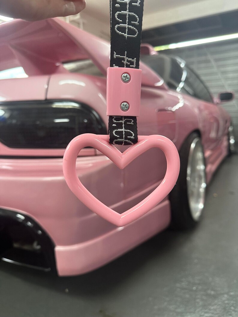 Heart Tsurikawa JDM Durable Drift Charm Candy Pink - Etsy