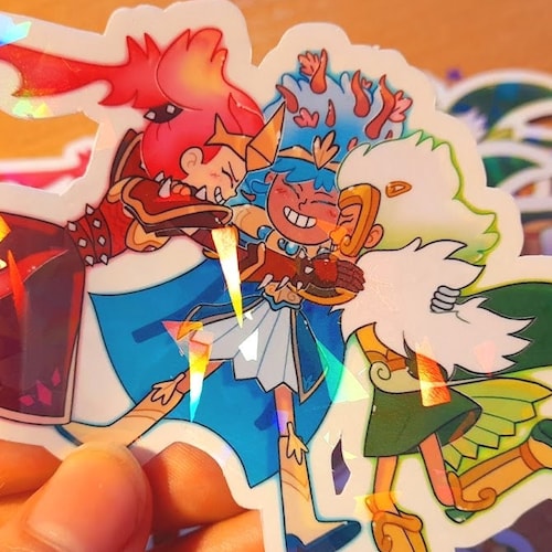 Amphibia: Calamity Trio Stickers - Etsy
