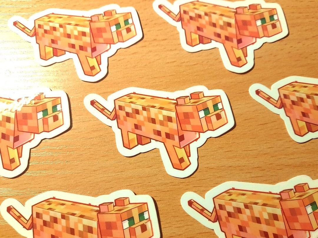 Minecraft Inspired Ocelot 2 Inch Glossy Vinyl Sticker - Etsy
