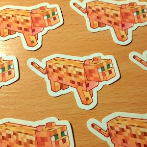 Minecraft Animals Sticker Set 2 Inch Glossy Vinyl Stickers - Etsy