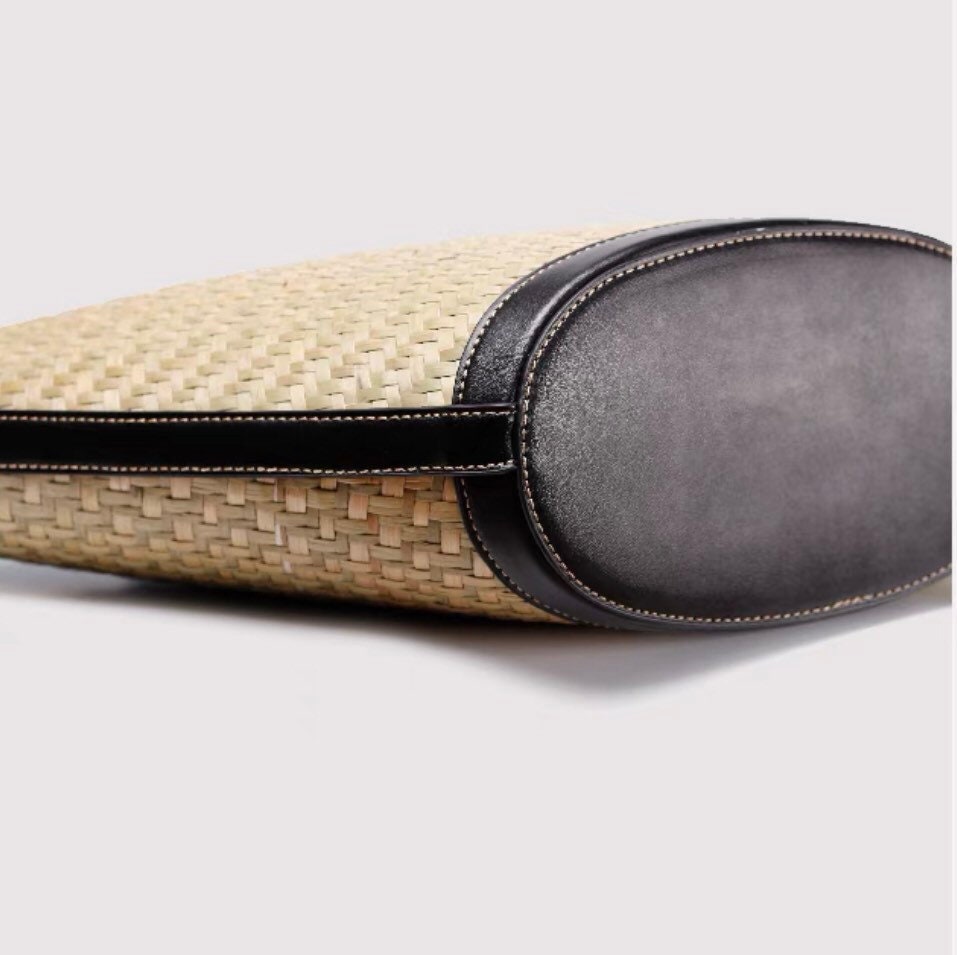 Large Straw Tote Bag Large Capacity Handmade Beach Bag Woven - Etsy