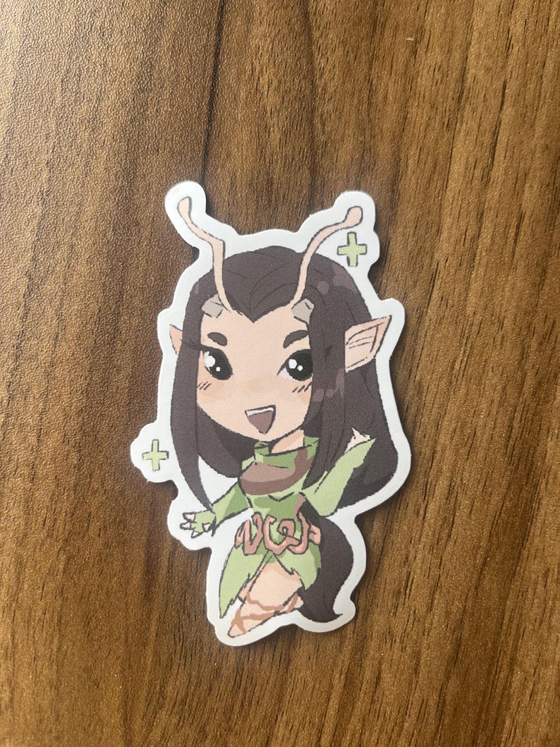 Chibi Sticker Pack - Vinyl Decals for Fans, Illustrated and Handmade ...