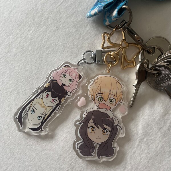 Anime Keychain - Etsy