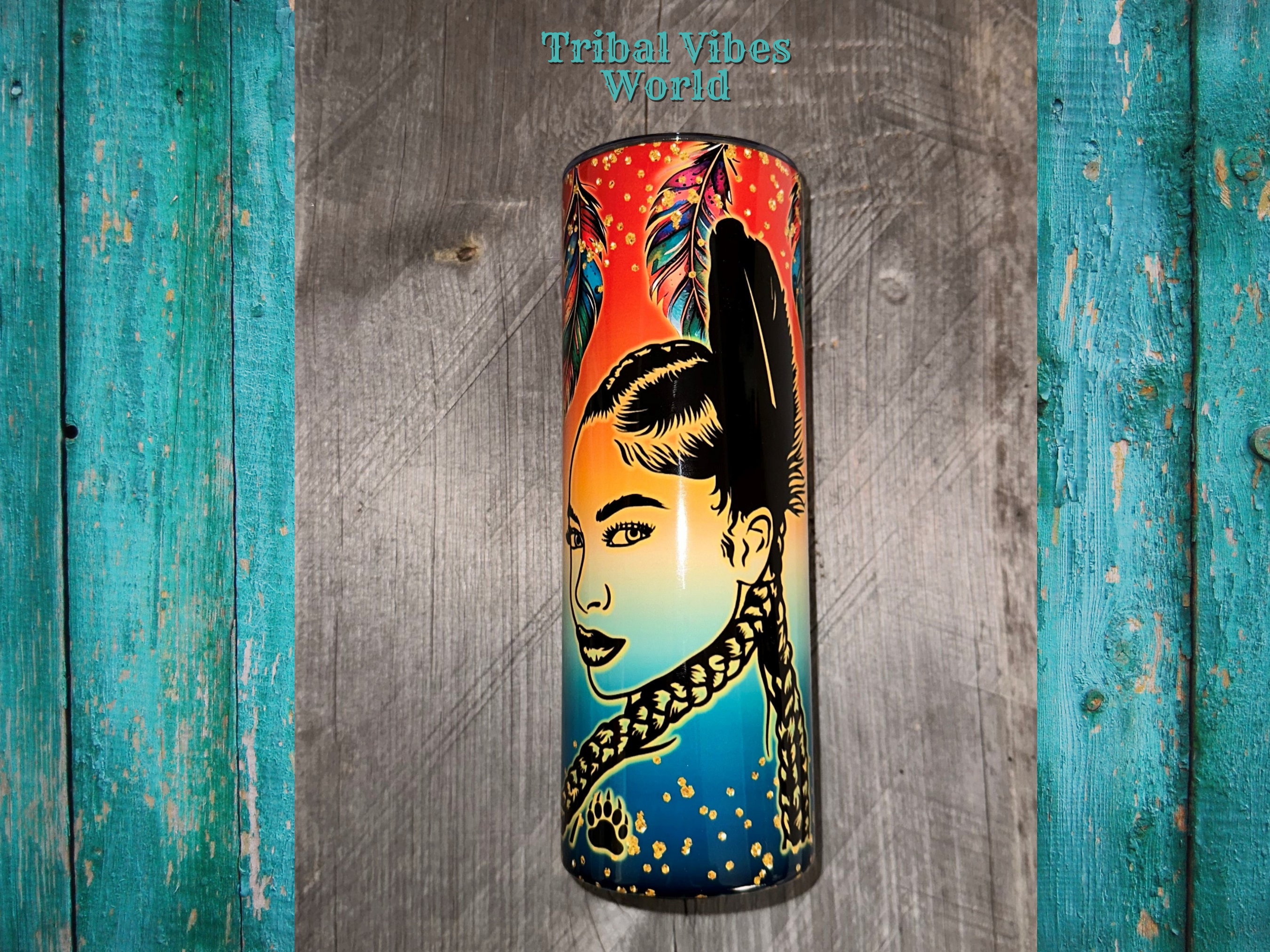 Black Native Tumbler Native American & Black Woman Gift Black Native ...