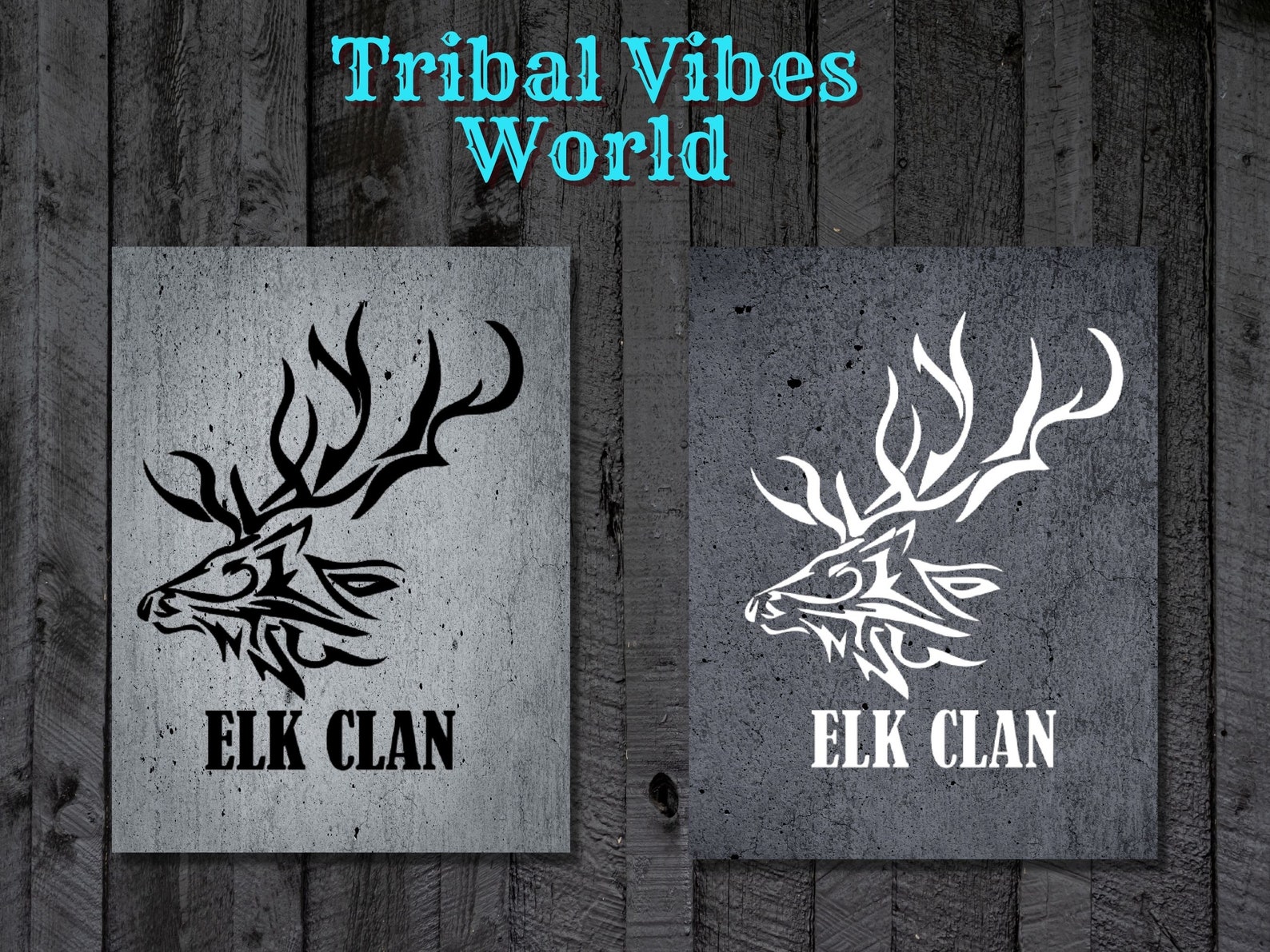 Elk Clan Native American T-shirt | Wildlife Elk Shirt | Black or White ...