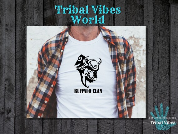 Buffalo Clan Native American T-shirt Wildlife Bison Shirt - Etsy