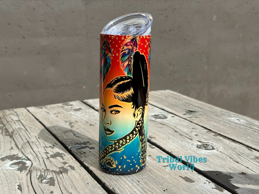 Black Native Tumbler | Native American & Black Woman Gift | Black ...