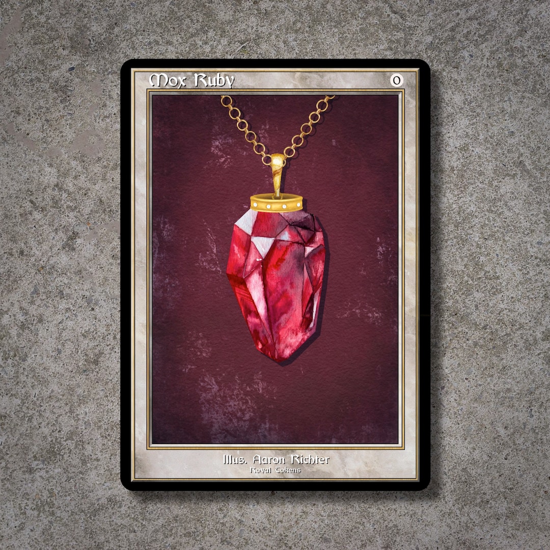 Mox Ruby set of 4 - Etsy