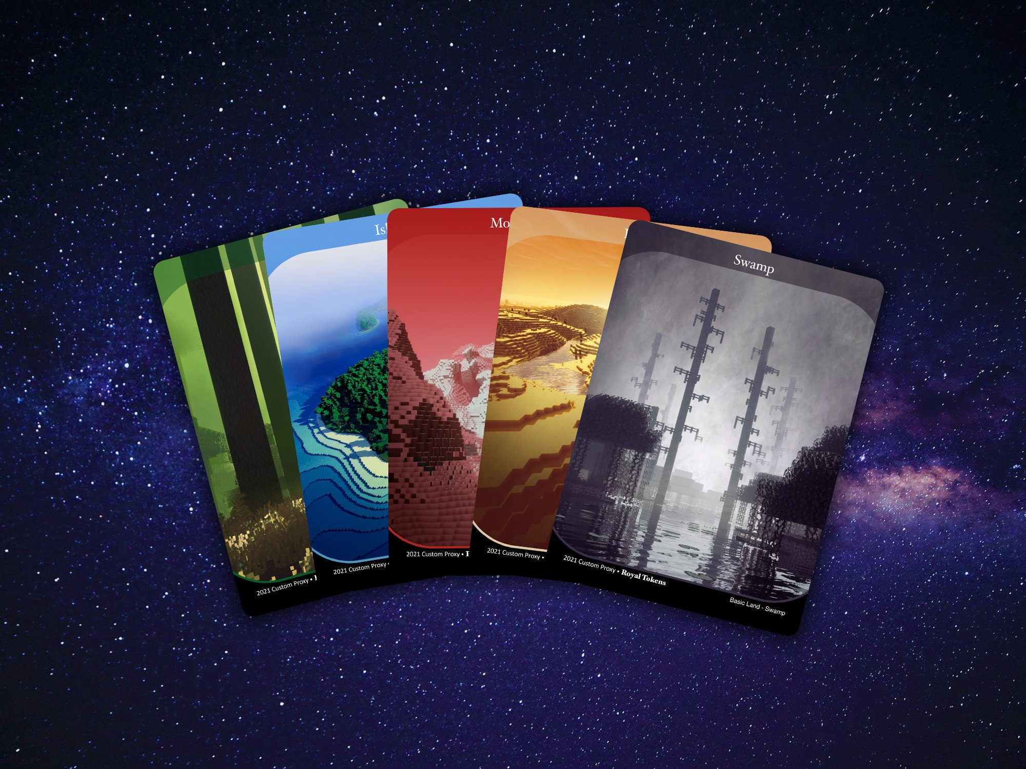 Mtg Custom Lands - Etsy
