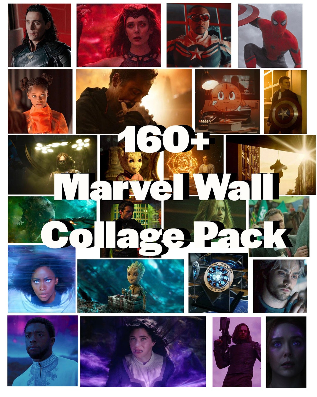 160+ Pcs | Marvel Rainbow Wall Collage Pack - Etsy