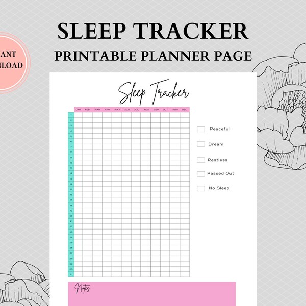 Undated Monthly Planner Printable, Month at A Glance, Monthly Calendar ...