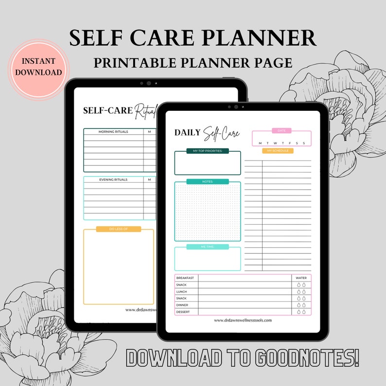 Self Care Journal Mindfulness Journal Self Care Workbook - Etsy