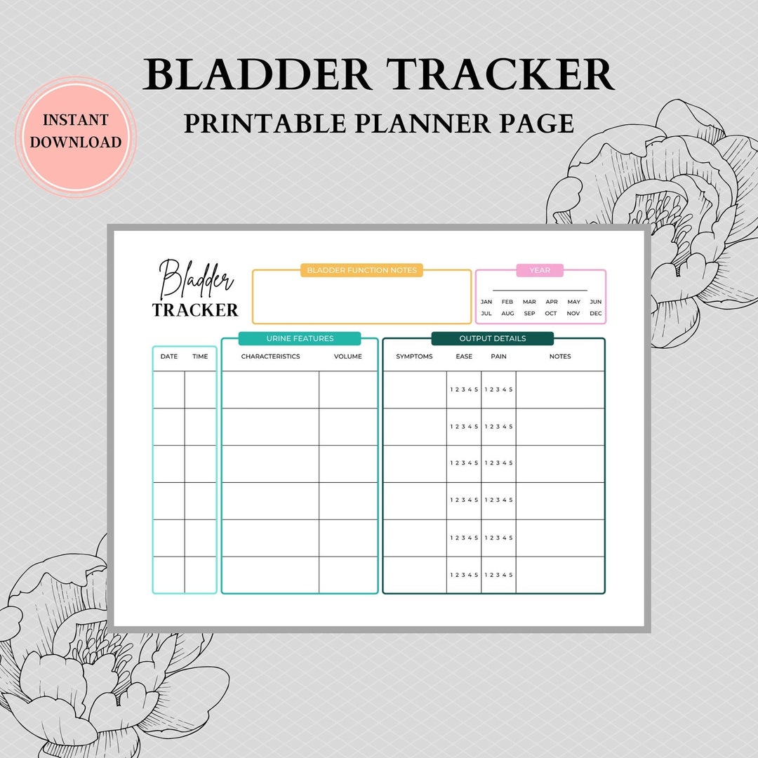 Bladder Tracker | Urination Events Features & Symptoms | Chronic ...