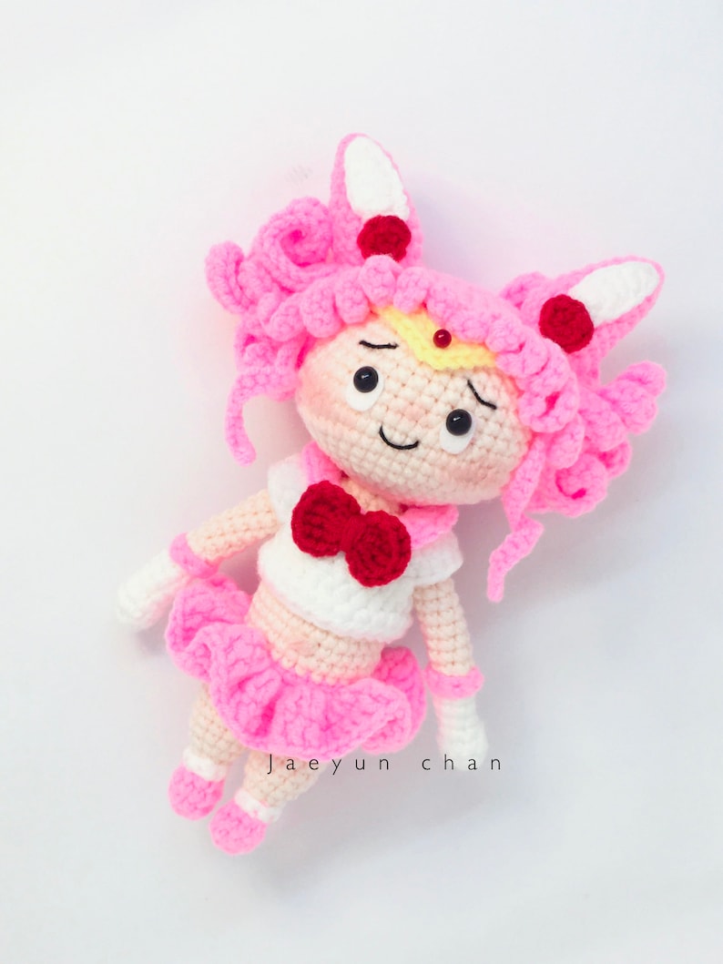 Chibi Moon Amigurumi PDF Pattern by Jaeyunchan Handmade Chubby Sailor ...