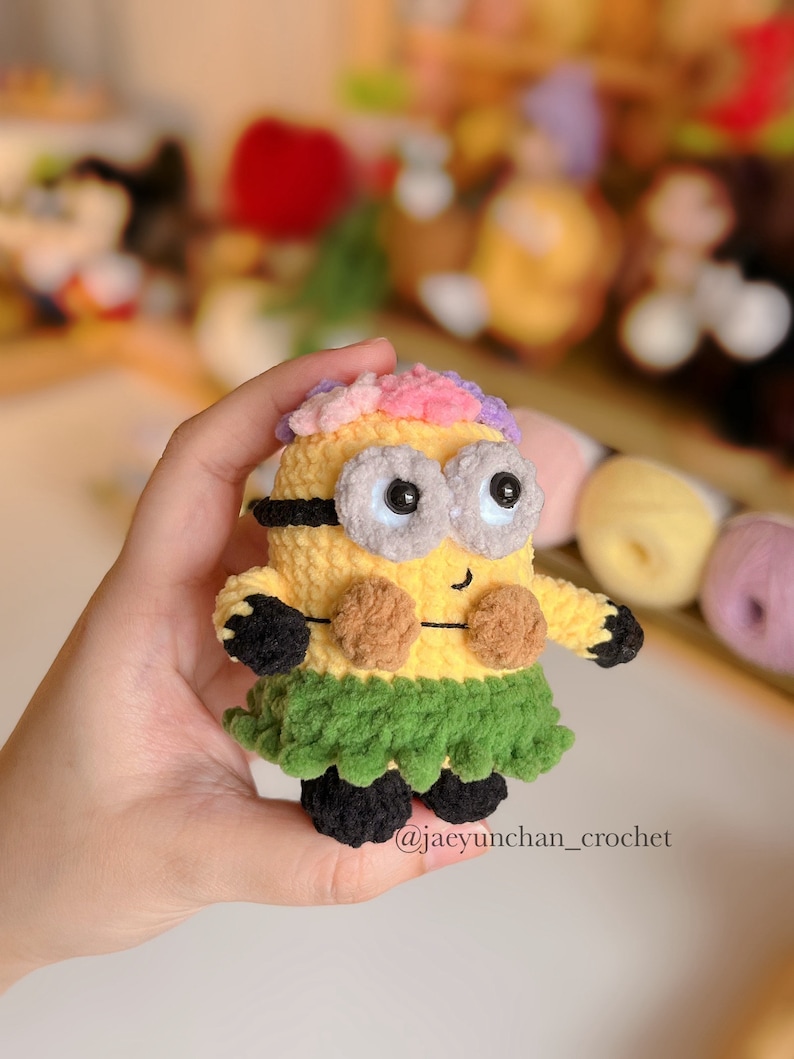 Hawaiian Minion Amigurumi PDF Pattern by Jaeyunchan Handmade Crochet ...